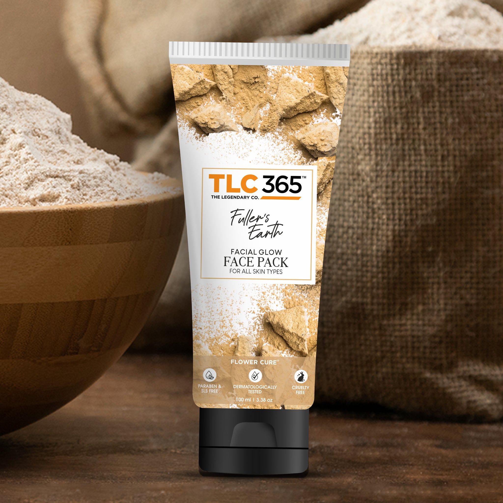 TLC365 Fuller's Earth Facial Glow Face Pack for Oily Skin