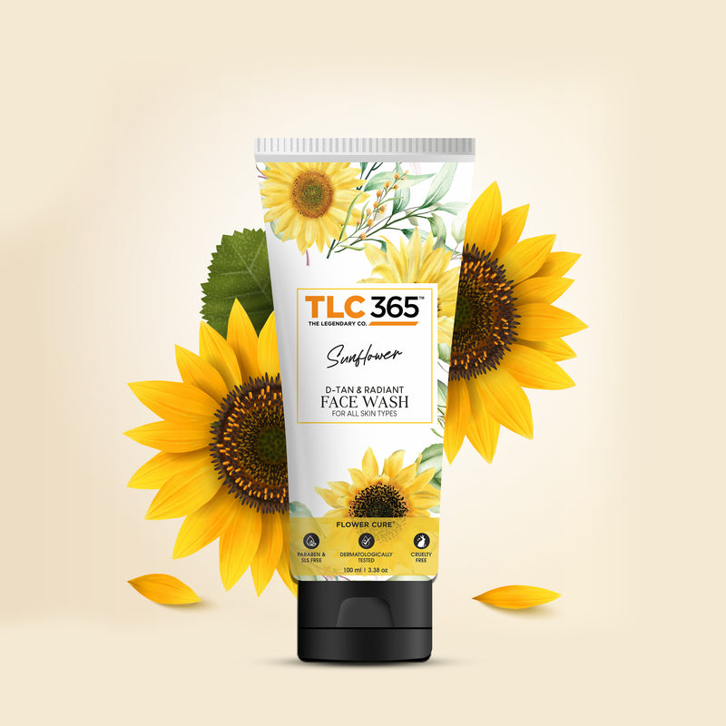 TLC365 Sunflower D-Tan and Radiant Face Wash for Tanned Skin