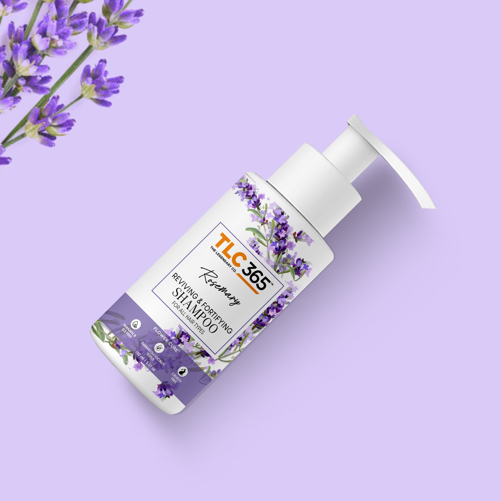 TLC365 Rosemary Reviving & Fortifying Shampoo for Hairfall Control